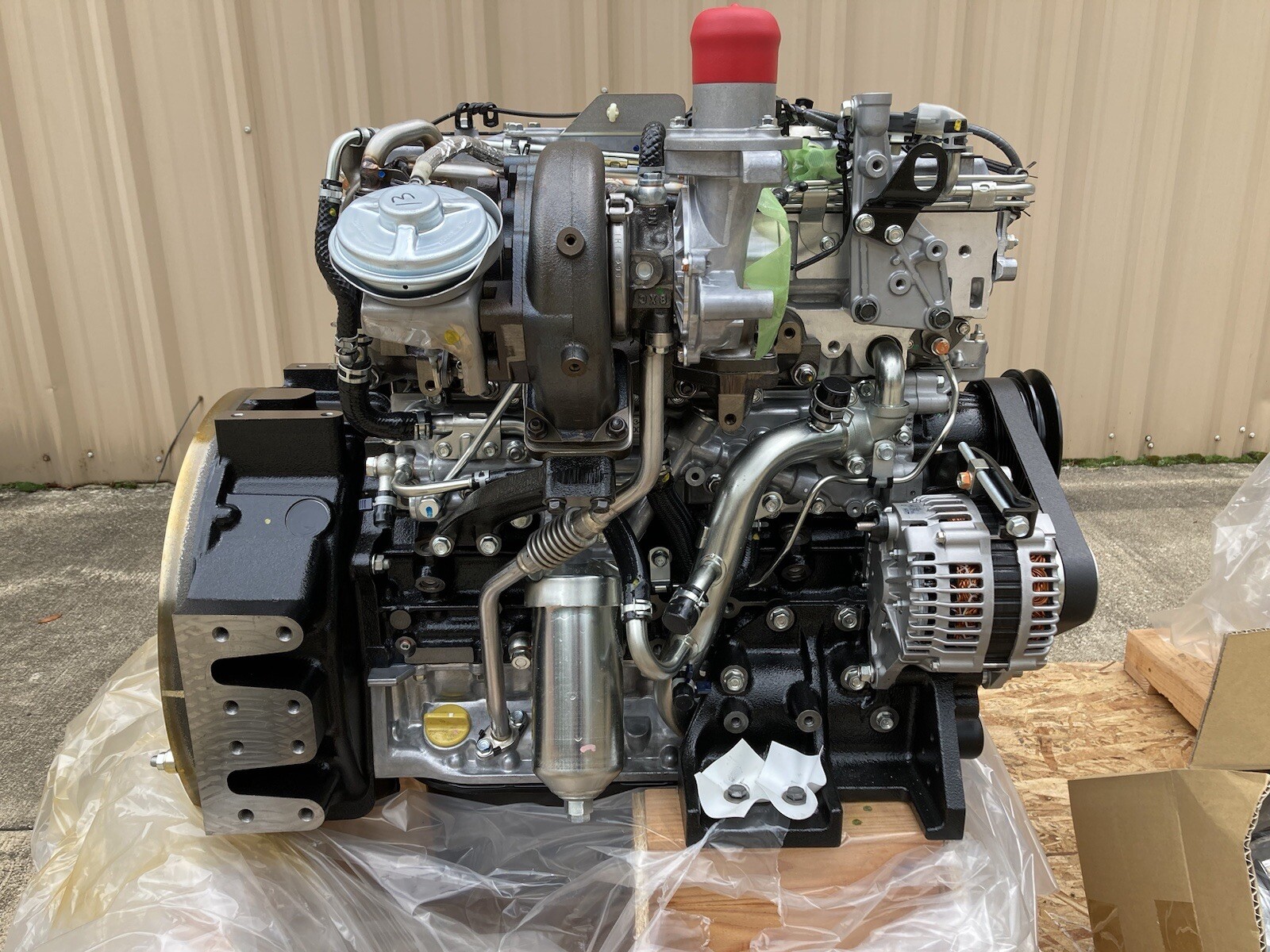 New Isuzu 4JJ1X Complete Tier 4 Diesel Engine + DPF, DEF, & ECM - 71kw ...