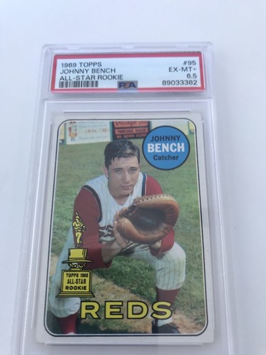 1969 Johnny Bench #95. PSA 6.5 EX-MT + . Reds. HOF, Well centered | eBay