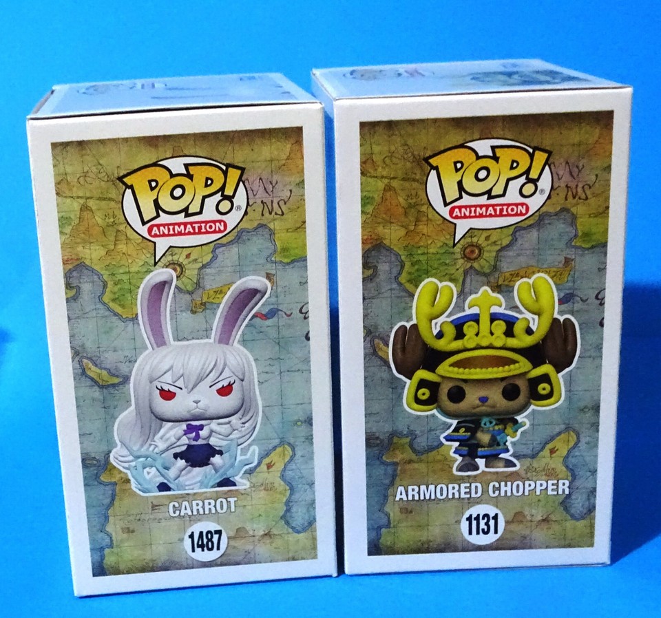 Funko Pop One Piece #1131 Armored Chopper + #1487 Carrot +Prot | eBay