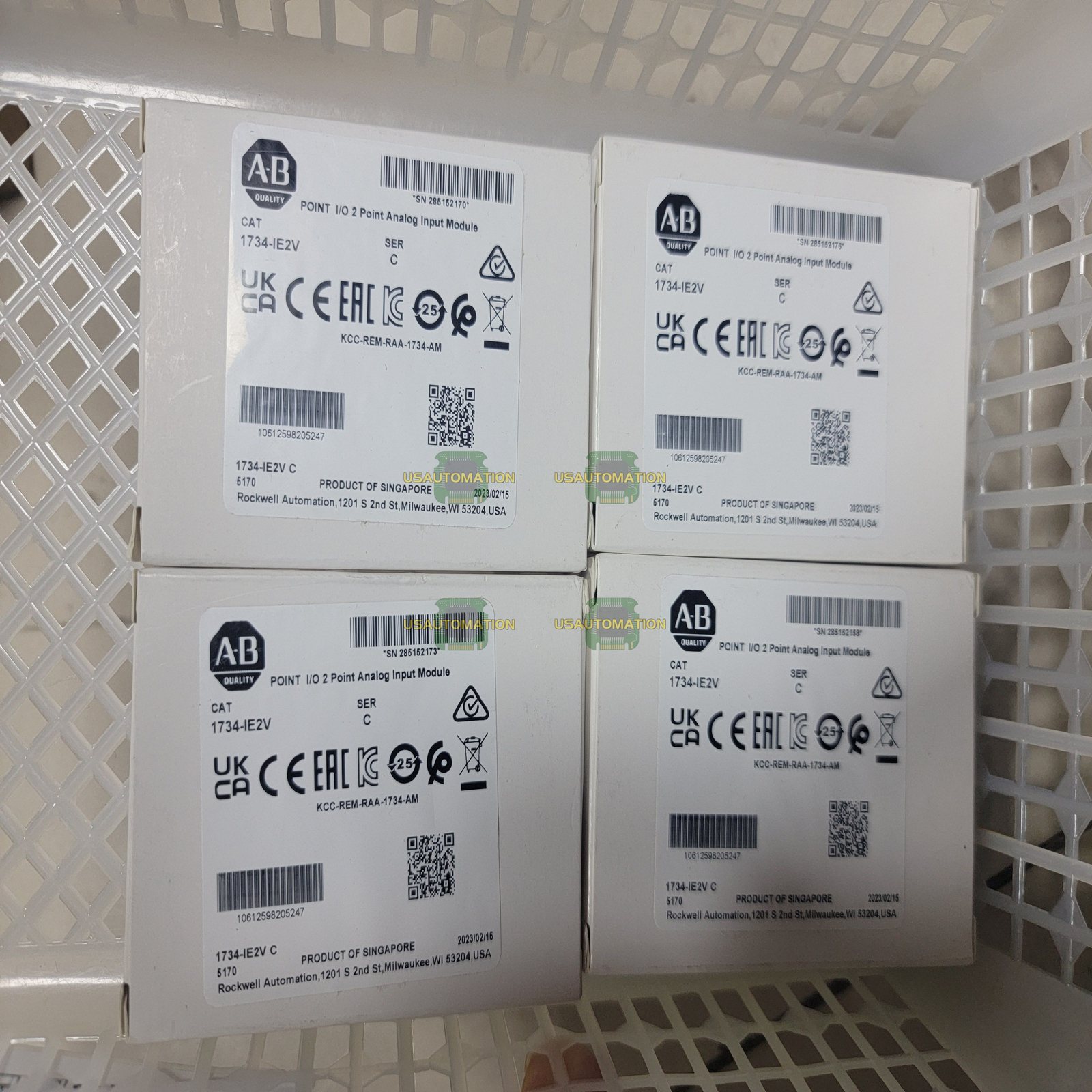 1PC NEW Allen Bradley 1734-IE2V POINT I/O 2 Point Analog Input Module ...