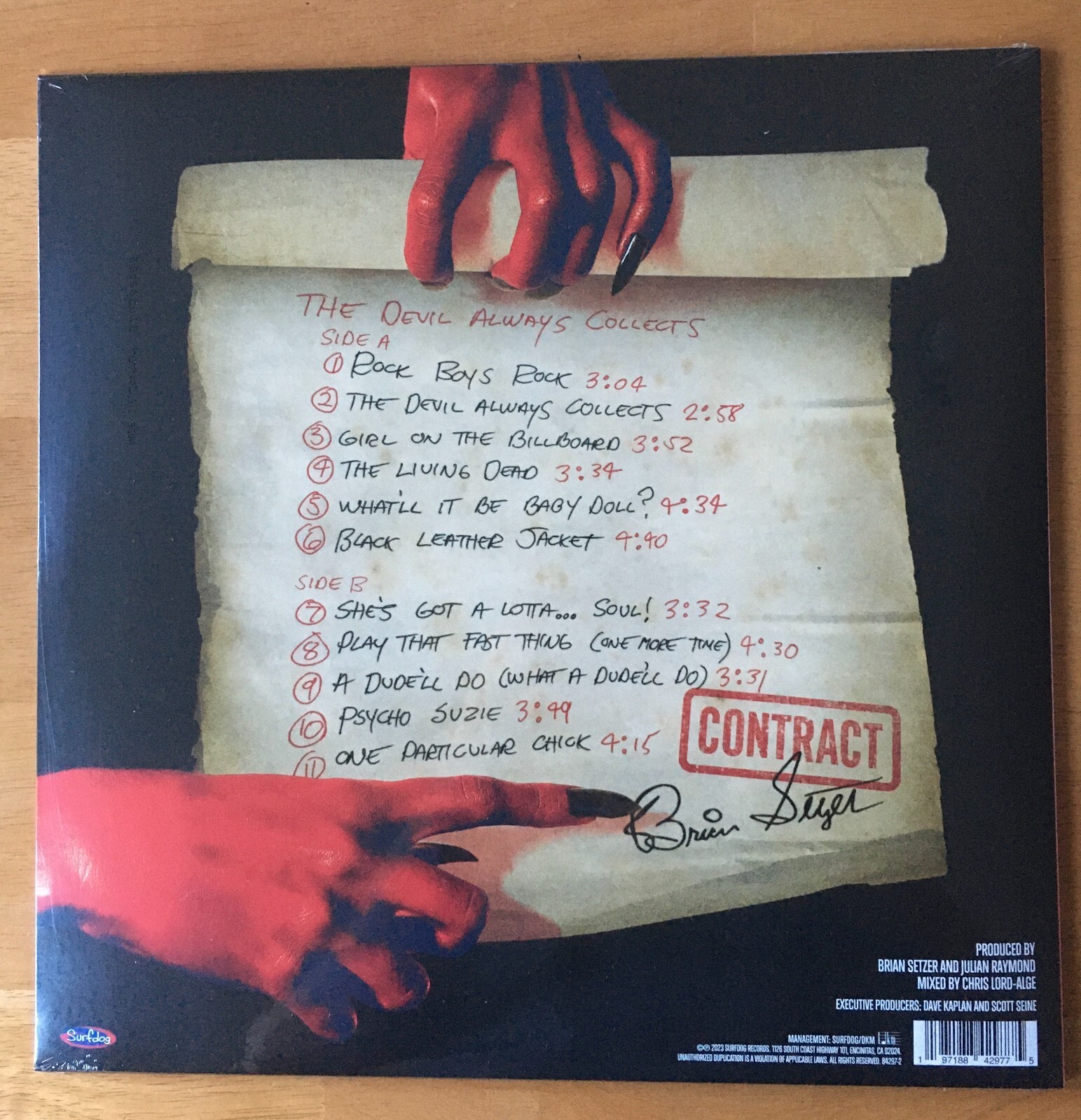 The Devil Always Collects by Setzer, Brian (Record, 2023) for sale online | eBay