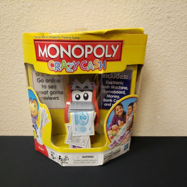 Monopoly Crazy Cash Board Game Hasbro 2011 Ages 5 for sale online | eBay