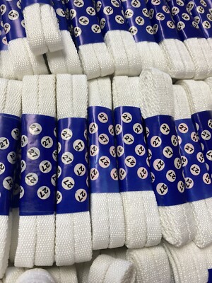 Lot Of 100 pair White Shoe Strings Or Mask Strings Size 27 In | eBay