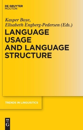 Kasper Boye Language Usage and Language Structure (Hardback ...