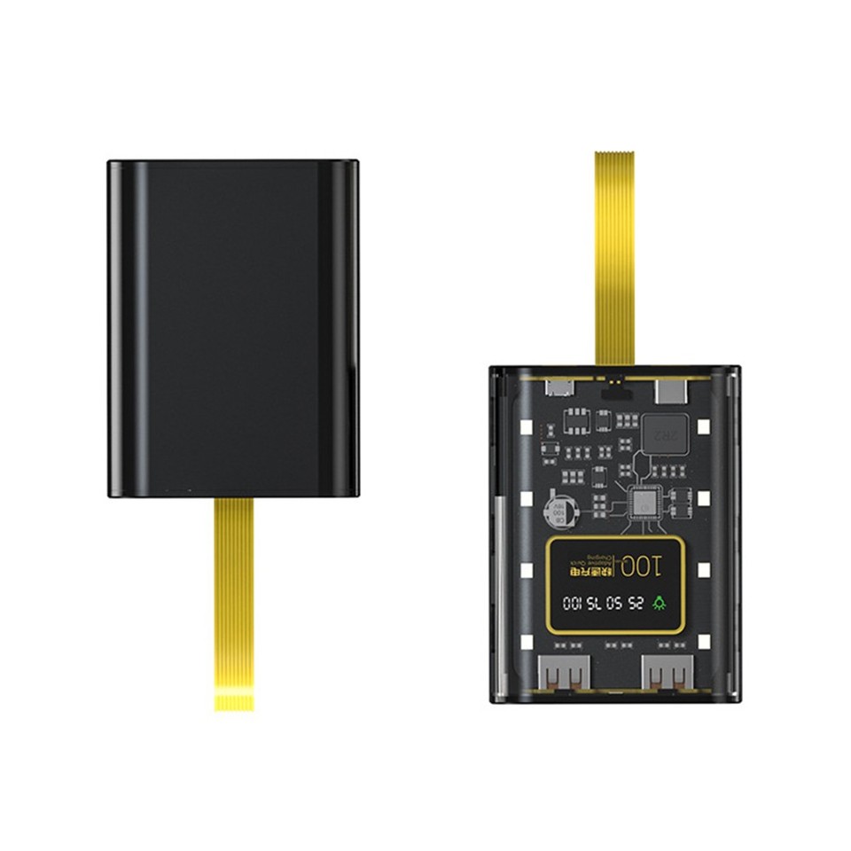 Battery Charger Box Portable DIY Power Bank Case LCD Fast Charging ...