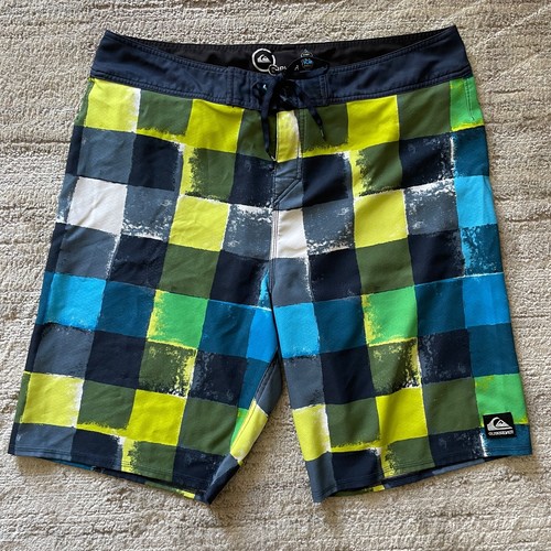 QUICKSILVER CYPHER SERIES Mens Surf Board Shorts Sz 36 Swimwear 4-Way ...
