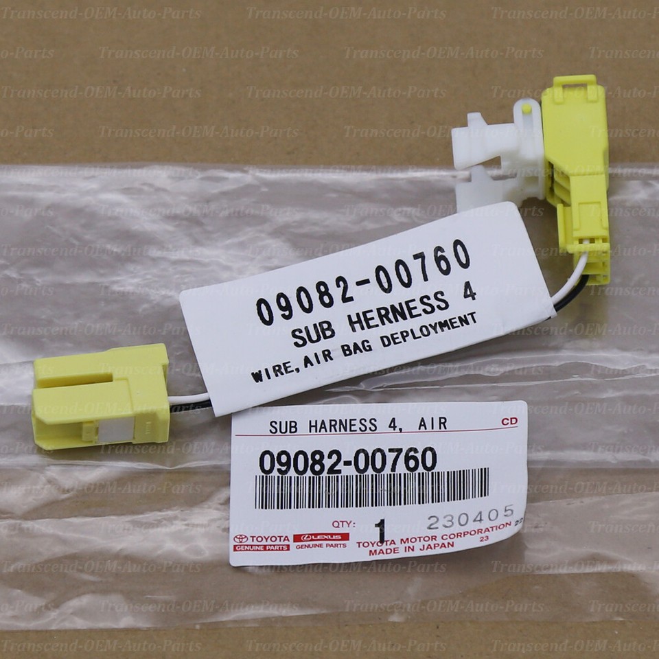 GENUINE OEM 09082-00760 STEERING WHEEL WIRING ADAPTER HARNESS - MR2 ...