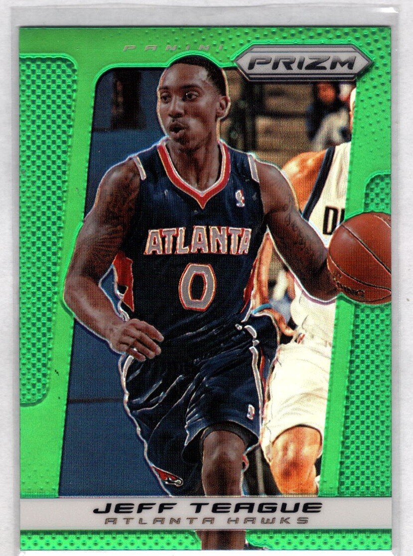 Jeff Teague 2013-14 Panini Prizm Retail Green Prizms | eBay