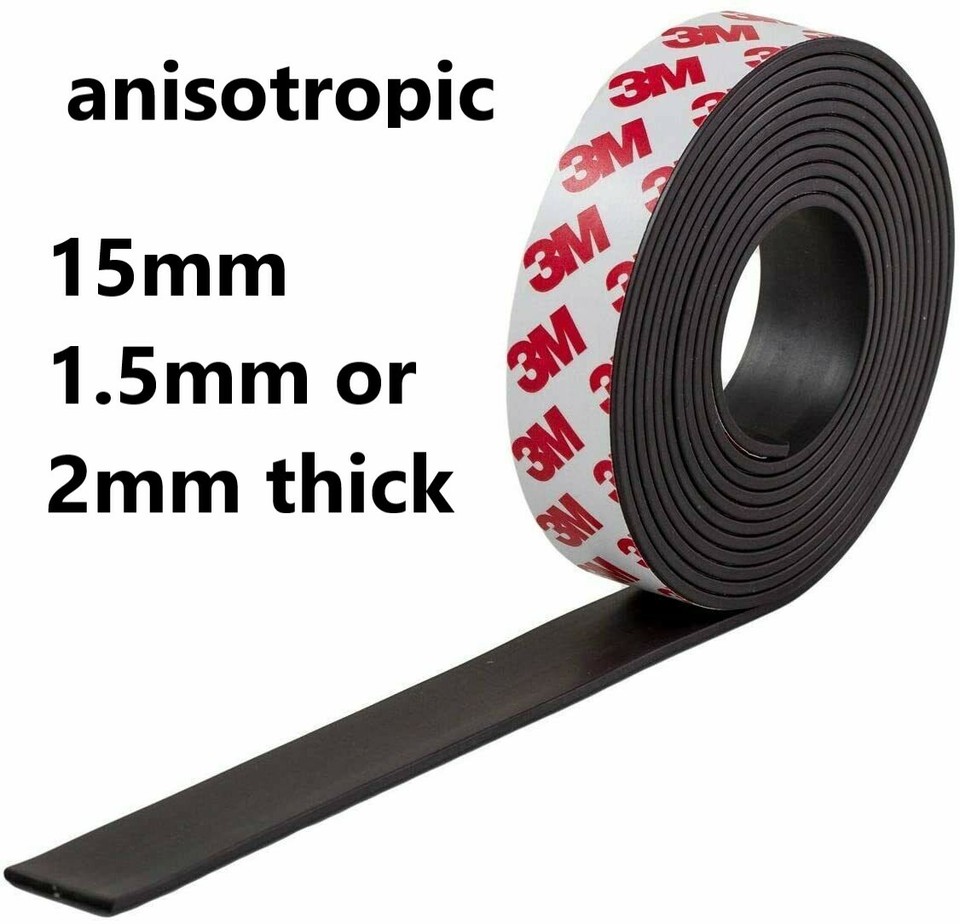 Self Adhesive Magnetic Tape 3M Backing Multipole Anisotropic Magnet ...