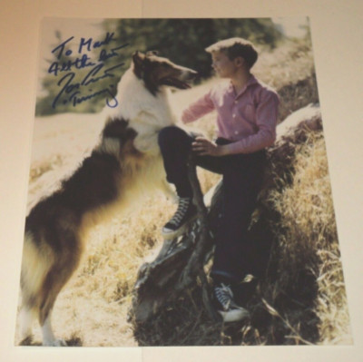 JON PROVOST / LASSIE / 8 X 10 COLOR AUTHENTIC AUTOGRAPHED PHOTO | eBay