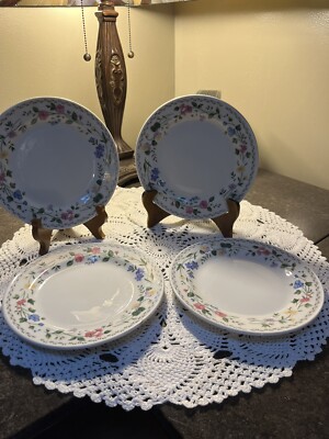 Farberware Stoneware ENGLISH GARDEN 225 Salad Plates--Set Of 4--7 3/4 ...