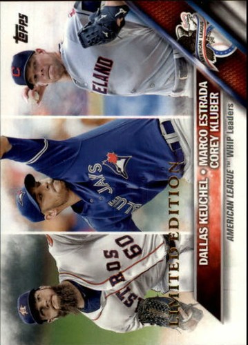 2016 Topps - League Leaders Limited Edition #346 Corey Kluber, Dallas ...