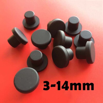 Silicone Rubber Plug 3mm-14mm Perforated T-Shaped Sealing Plug Dust ...