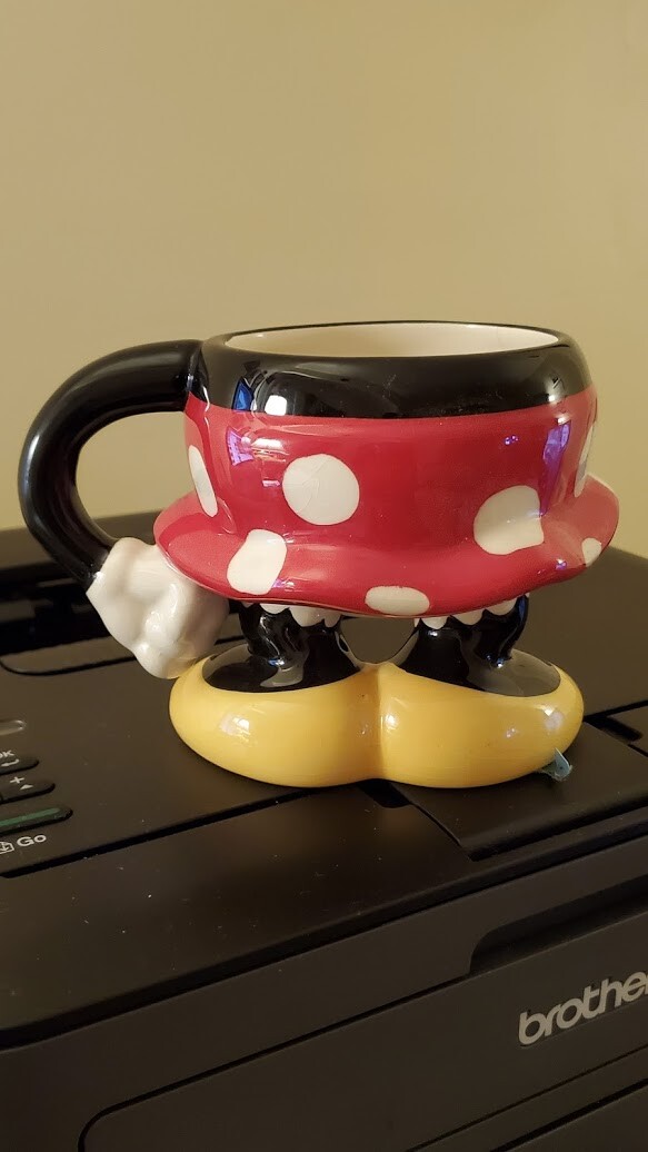 Disney Parks Minnie Mouse Bottom Pants Legs Mug | eBay