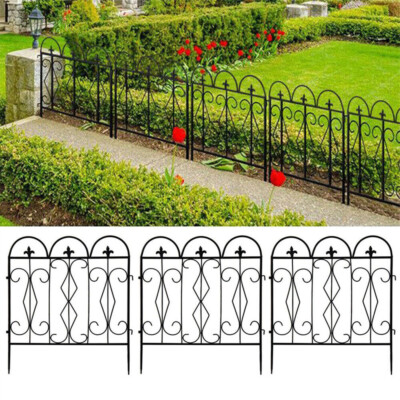 Tall Garden Fencing Rustproof Border Fence Edging Heavy Duty Metal ...