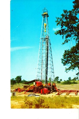 Mississippi Oil Well Drilling Rig 1950s | eBay