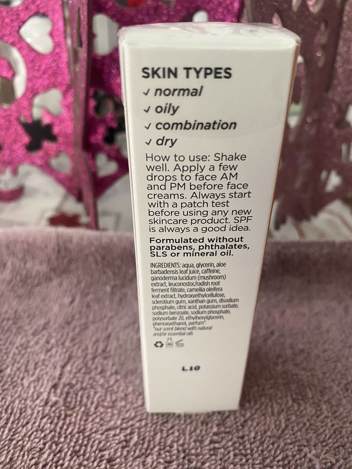 PACIFICA CLEAN SHOT Mushrooms and Caffeine SERUM OIL BALANCE 100% VEGAN ...