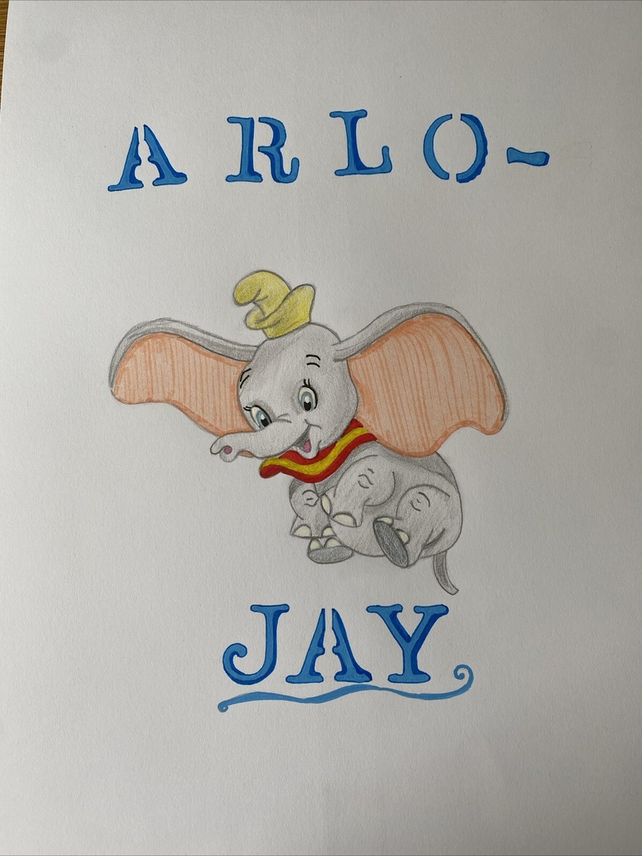 Cute Dumbo Drawing