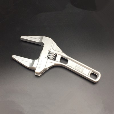 1Pc Mini Adjustable Spanner Wrench aluminium Short Shank Large Openings ...