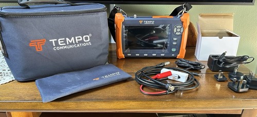 TEMPO COMMUNICATIONS CABLESCOUT TIME DOMAIN REFLECTOMETER Model TV220E ...