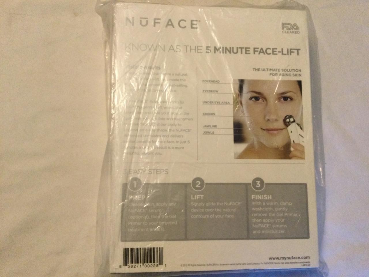 NuFace Microcurrent Facial Skin Toner Device CLASSIC FULLSIZE w/Gel ...