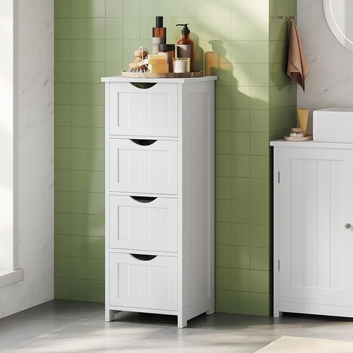 Badschrank Weiss Mit Schubladen