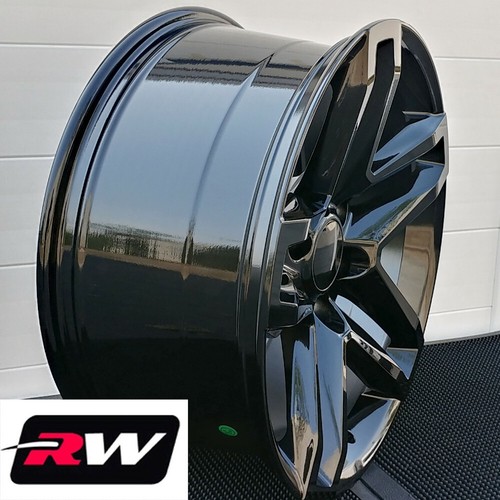 20 inch Chevy 2019 SILVERADO Z71 TRAIL BOSS REPLICA WHEELS Gloss Black ...