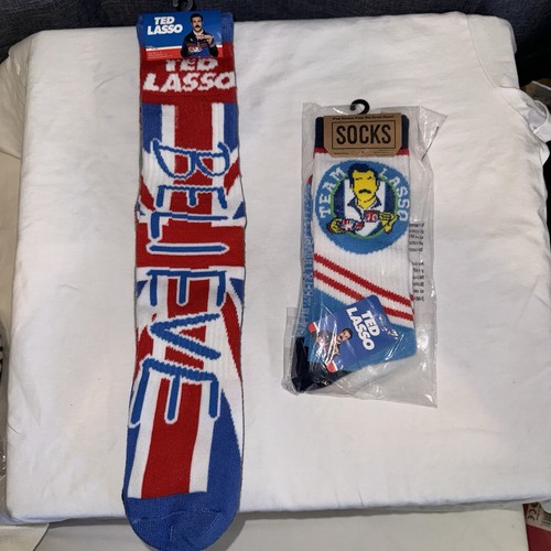 Ted Lasso Men's Socks set of 2 fits 6-12 Brand New 192936202556| eBay