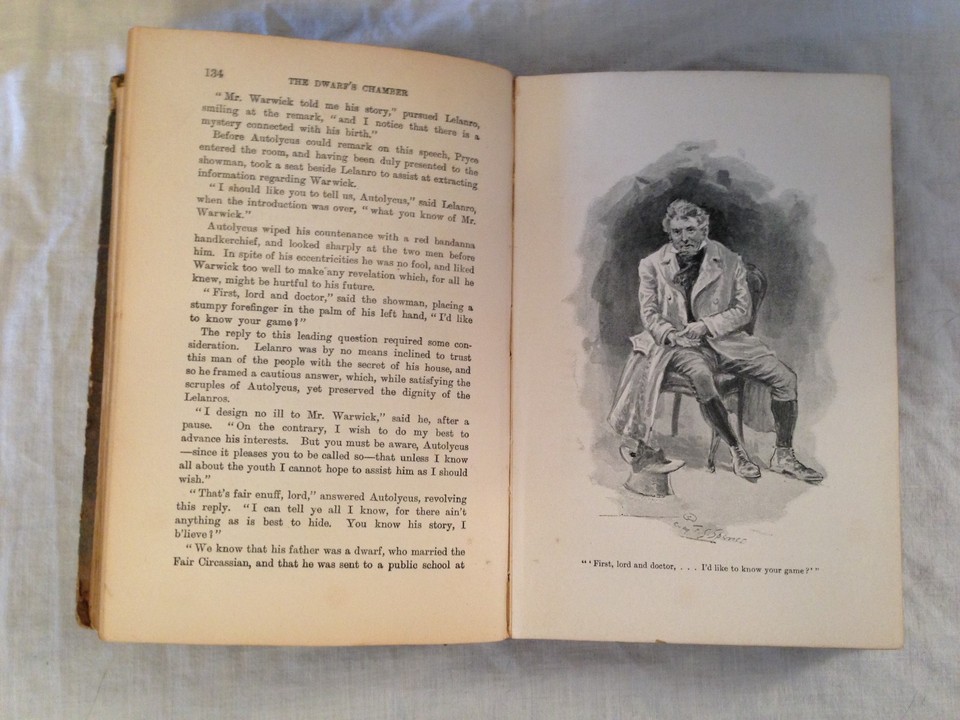 Fergus Hume - The Dwarf's Chamber - 1898 Ward Lock - Scarce Mystery ...