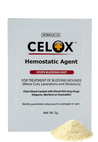 Celox Home 2g One Pack Stops Bleeding Fast Wound Trauma Bandage First ...