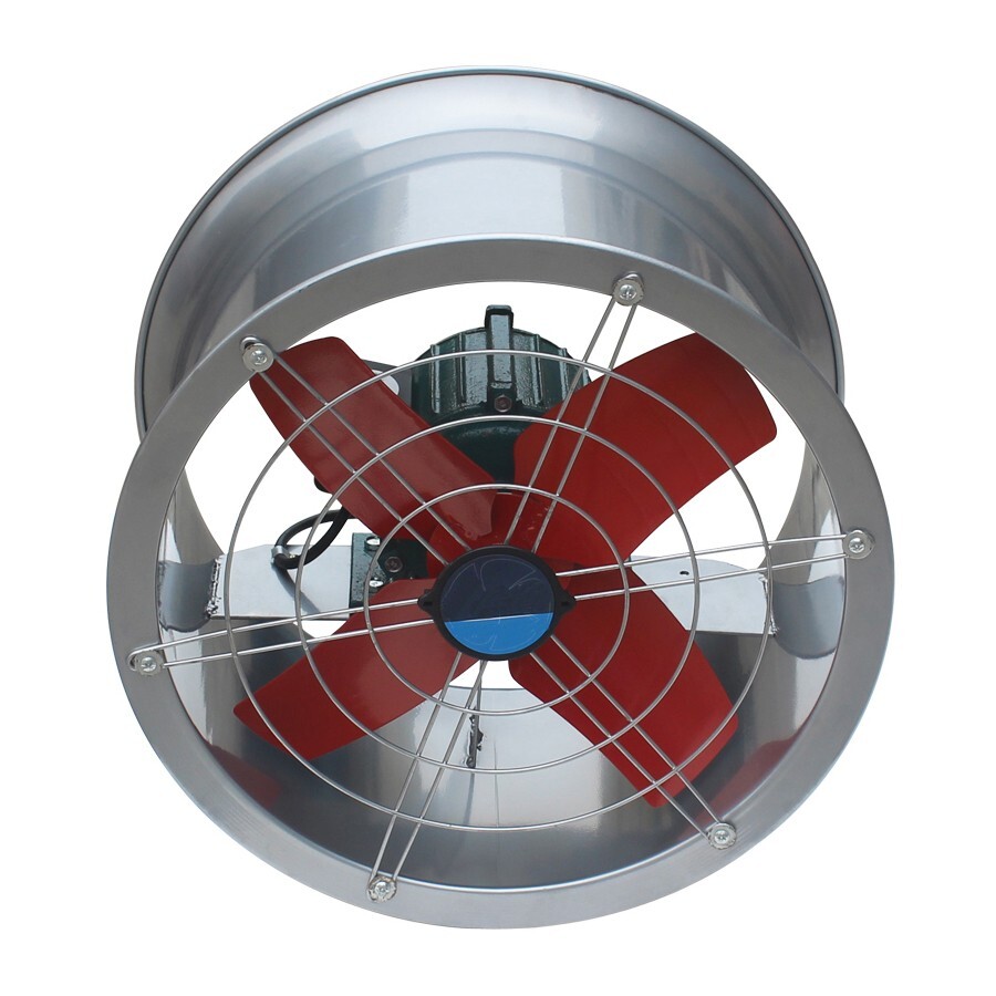 20'' Explosion-Proof Axial Fan 220V Cylinder Pipe Fan Warehouse Exhaust ...