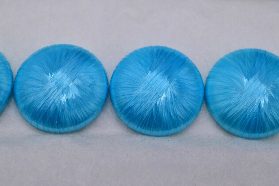 Round Blue Cabochon 20 mm Germany Crafts Jewelry Making Finding Vintage ...