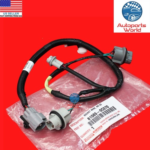 GENUINE OEM TOYOTA 07-13 TUNDRA LEFT DRIVER REAR TAIL LIGHT HARNESS ...