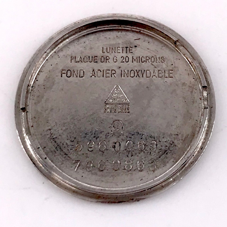 Omega Seamaster 596.0069 Original Vintage Back Case Tapa Body Steel 21 ...