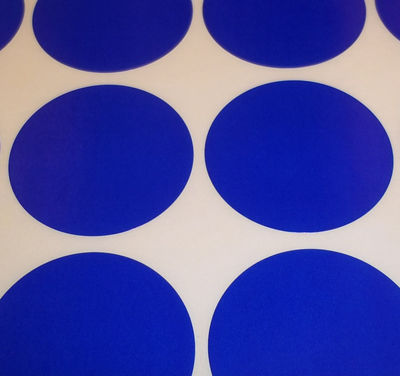 500 Dark Blue 20mm 3/4 Inch Colour Code Dots Round Stickers Sticky ID ...