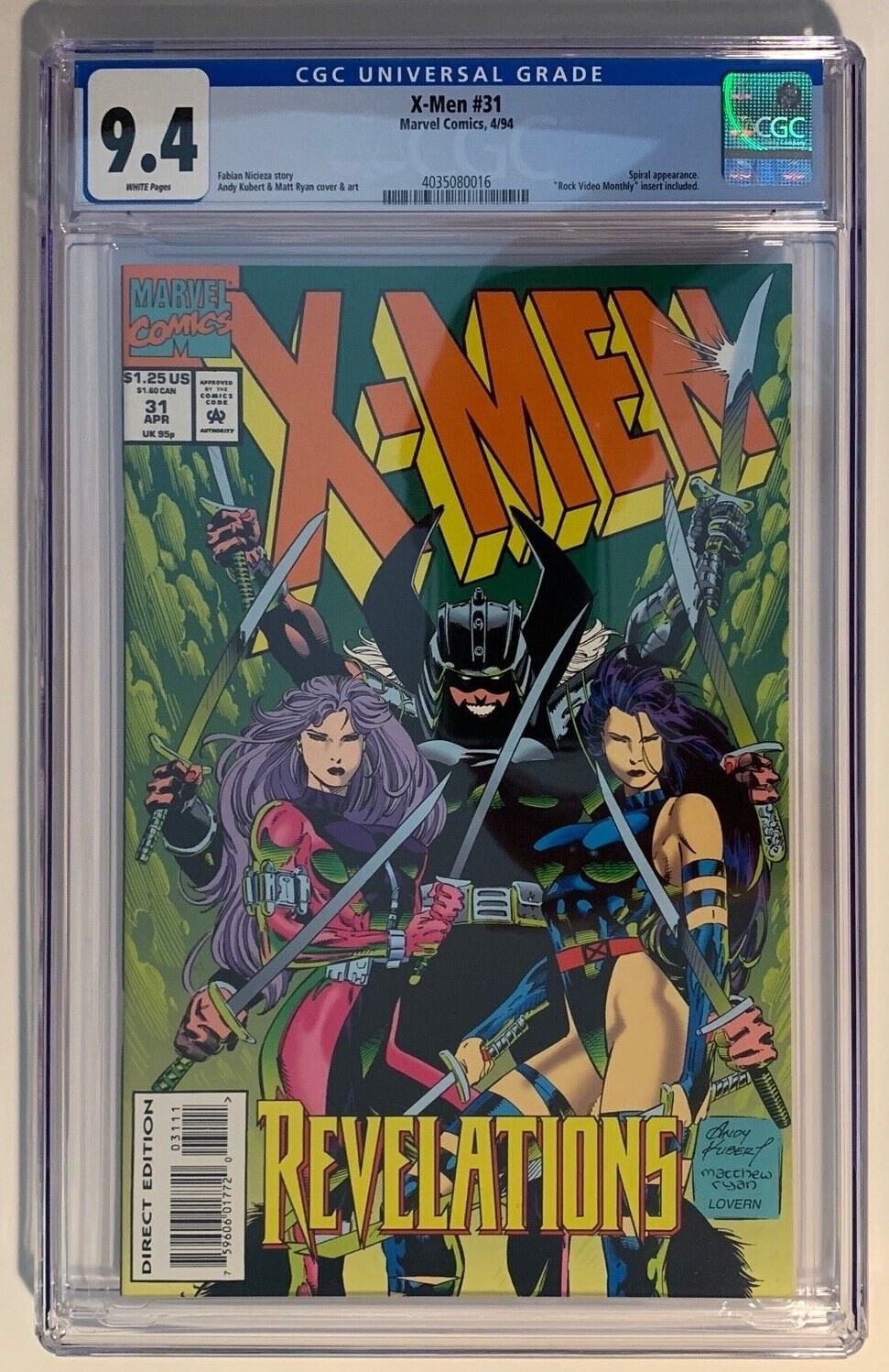 Psylocke Andy Kubert