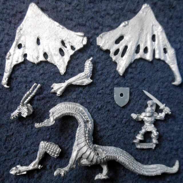 Great Fire Dragon Citadel Warhammer 1987 DRAG4 Metal Complete for sale ...