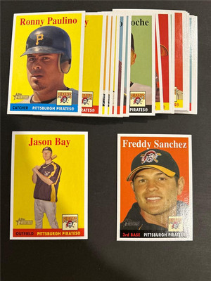 2007 Topps Heritage Pittsburgh Pirates Master Team Set 19 Cards With SP ...