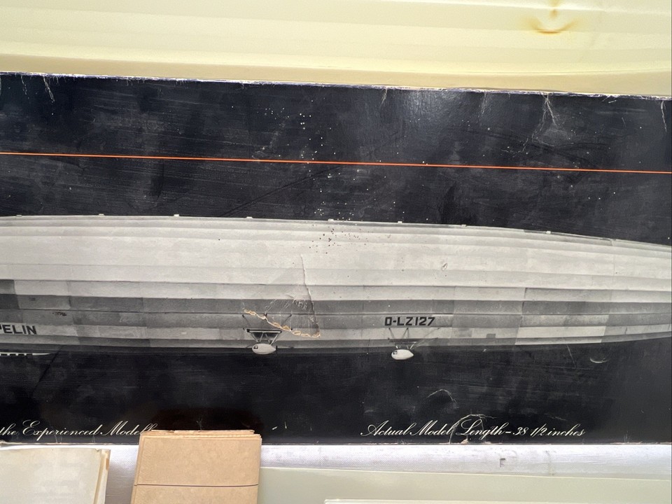 Vintage Testors Hawk The Graf Zeppelin Model Kit – 1/245 Scale – Rare ...