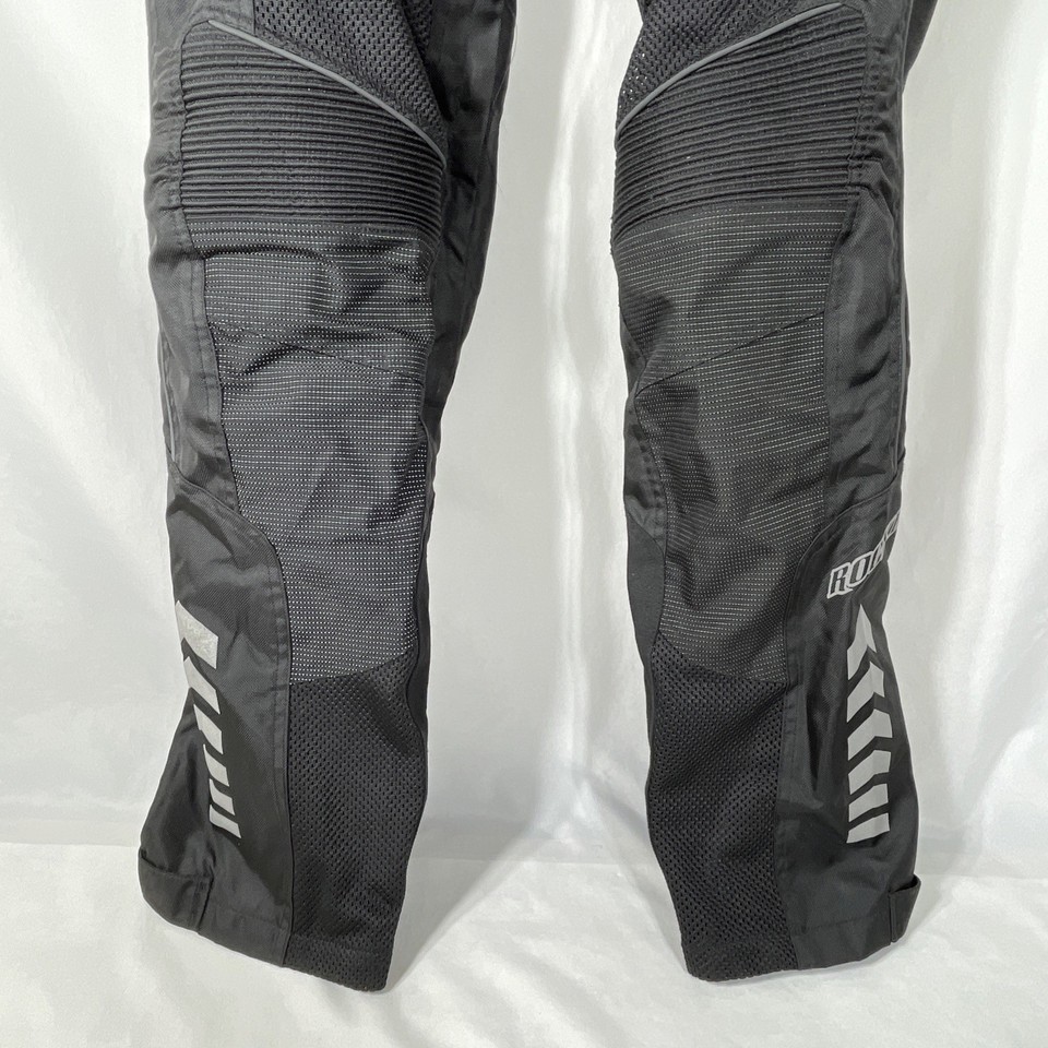 Joe Rocket Mens Black Mesh Motorcycle Pants Overpant Free Air Size ...