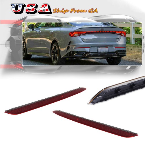 Red Rear Bumper Reflectors For 2021-2023 Kia K5 LX/LXS/EX, 92406L2000 ...