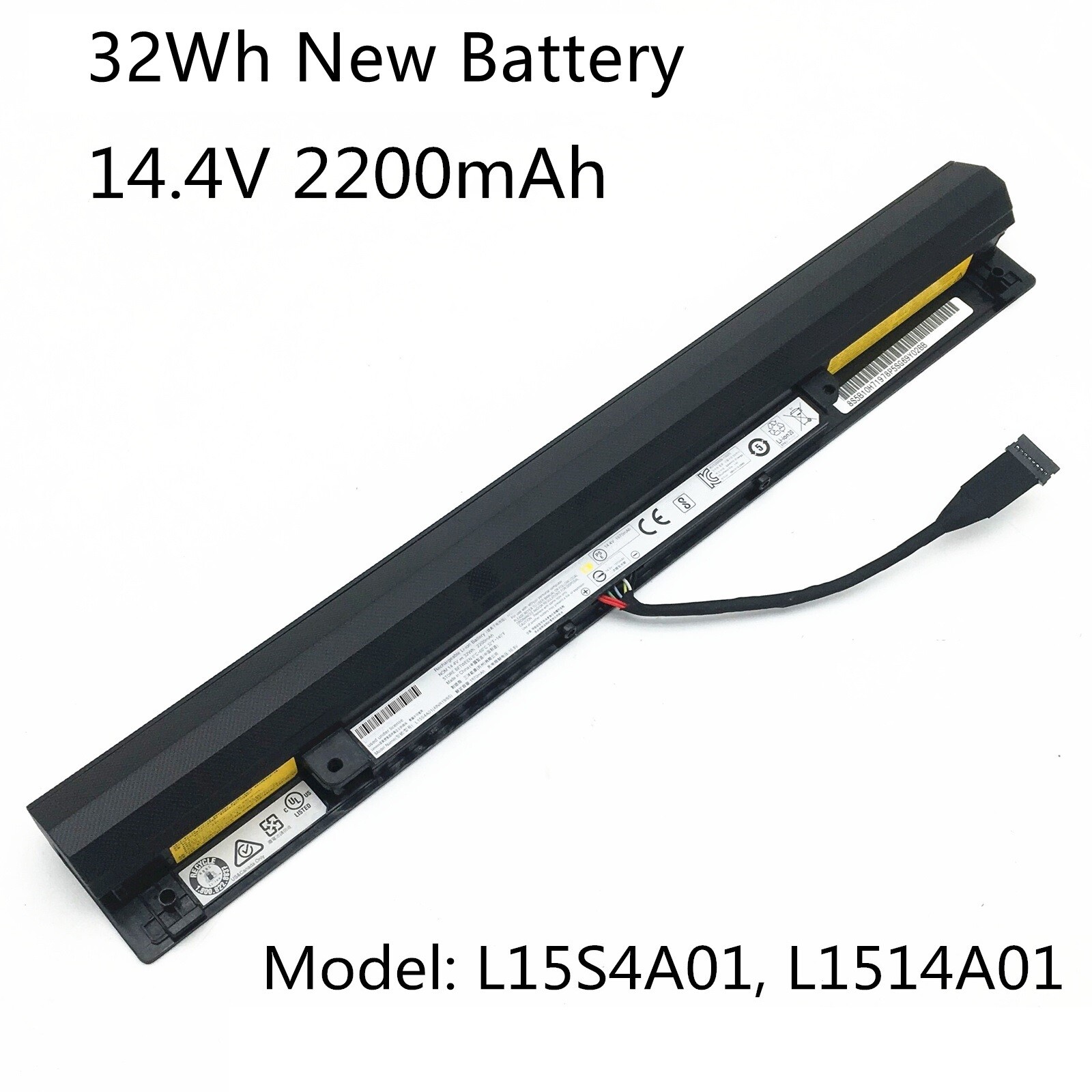 New Battery L15S4A01 For Lenovo V4400 IdeaPad 100-15IBD 80QQ 100-14IBD ...