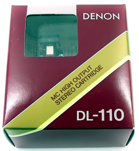 DENON DL-110 High Output MC type stereo cartridge Red Turntable Record ...