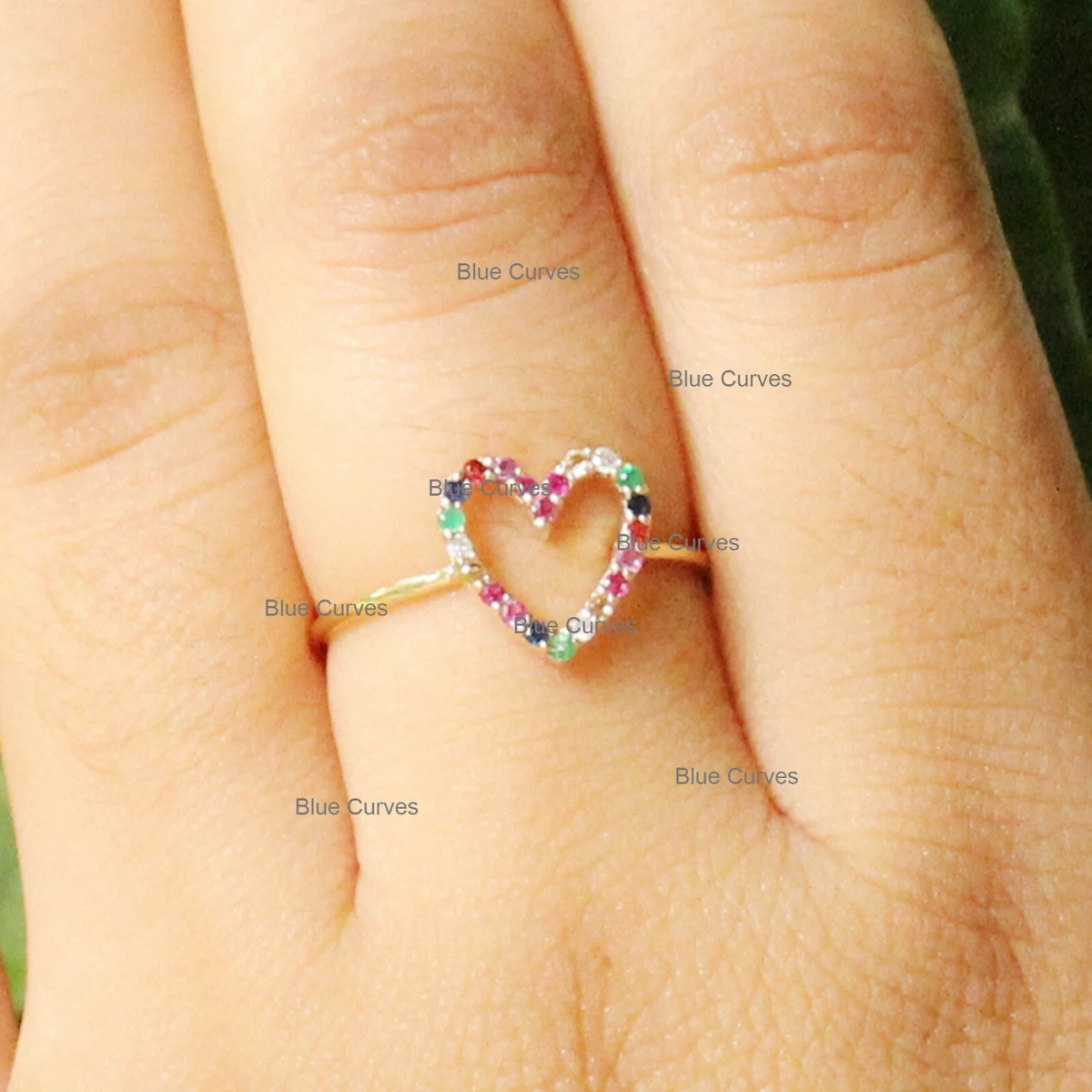Rainbow Heart Diamonds