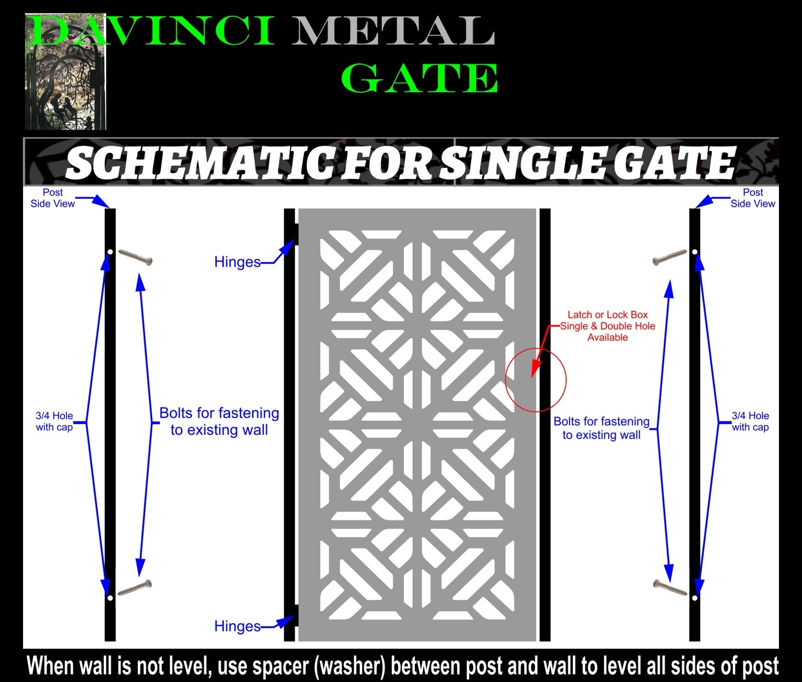 Contemporary modern metal gate, Modern Metal Gate, Custom size Art ...