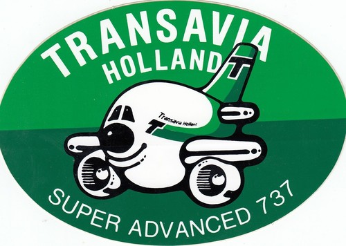 Airmail-Vintage TRANSAVIA Holland - super advanced 737 (ovate 12,8 * 9 ...