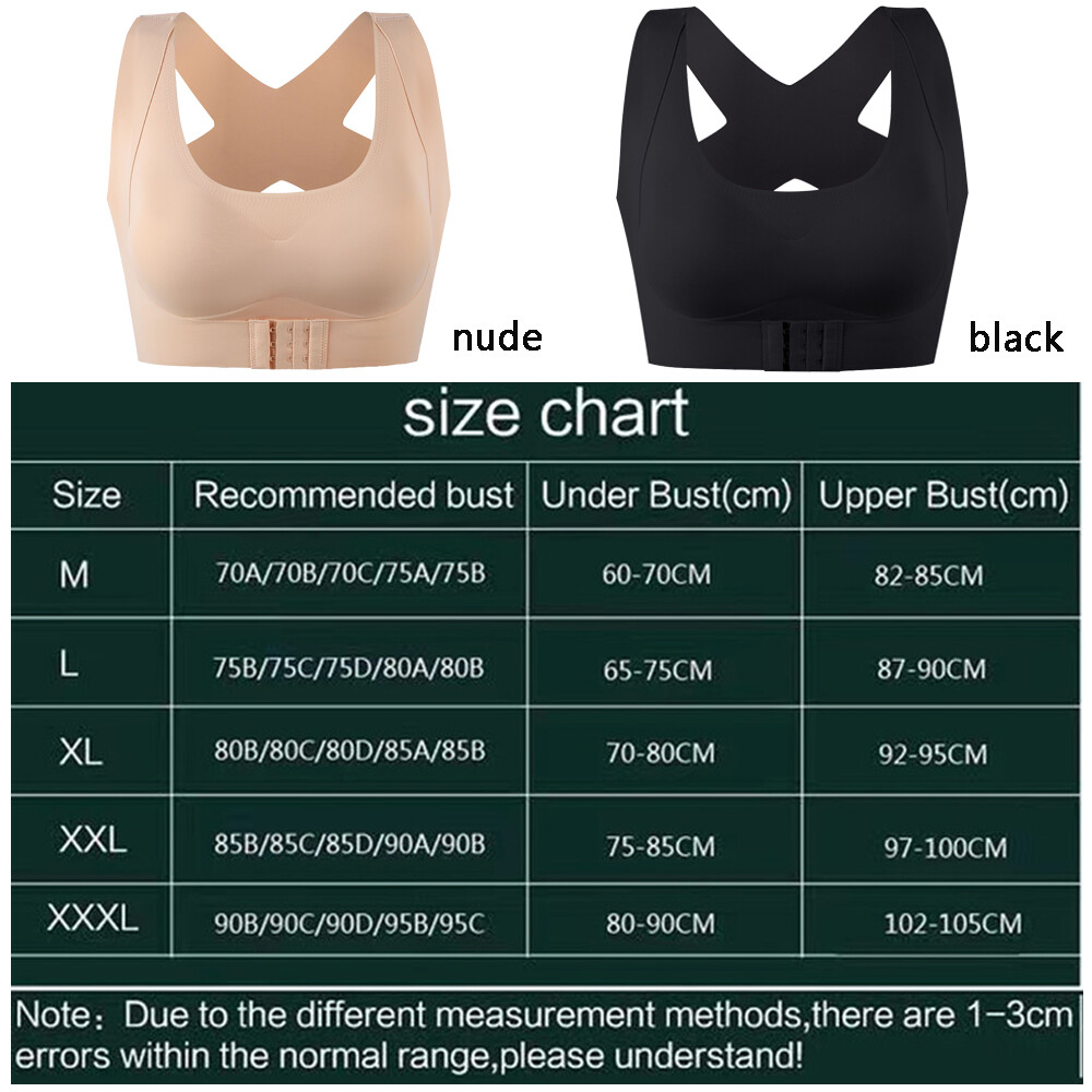 Push Up Plus Size Bra Posture Corrector Posture Bras Fitness Underwear ...