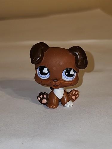 Authentic Littlest Pet Shop #657 Dog Baby Boxer Puppy / Original Hasbro ...