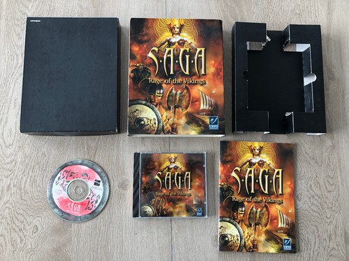Saga Rage Of The Vikings PC big box grosse boite carton FR | eBay