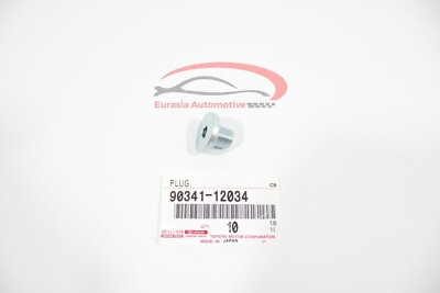 Genuine Lexus 2007-2021 Transmission Drain Plug 9034112034 OEM | eBay